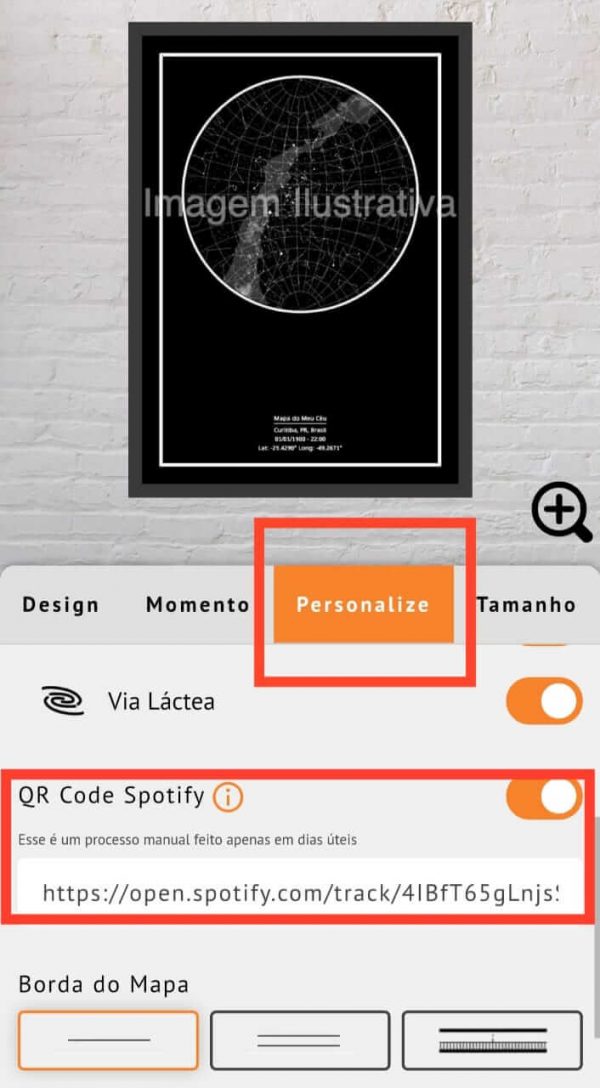 Código QR do Spotify - Passo a passo de como criar - Mapa do Meu Céu