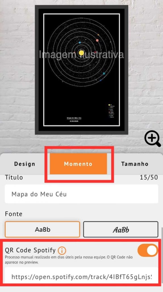 Código QR do Spotify - Passo a passo de como criar - Mapa do Meu Céu